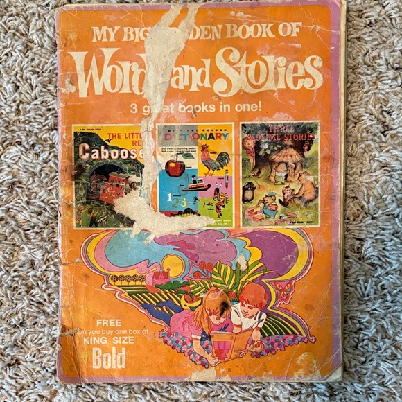 Western publishing company | Toys | Vintage My Big Golden Orange ...